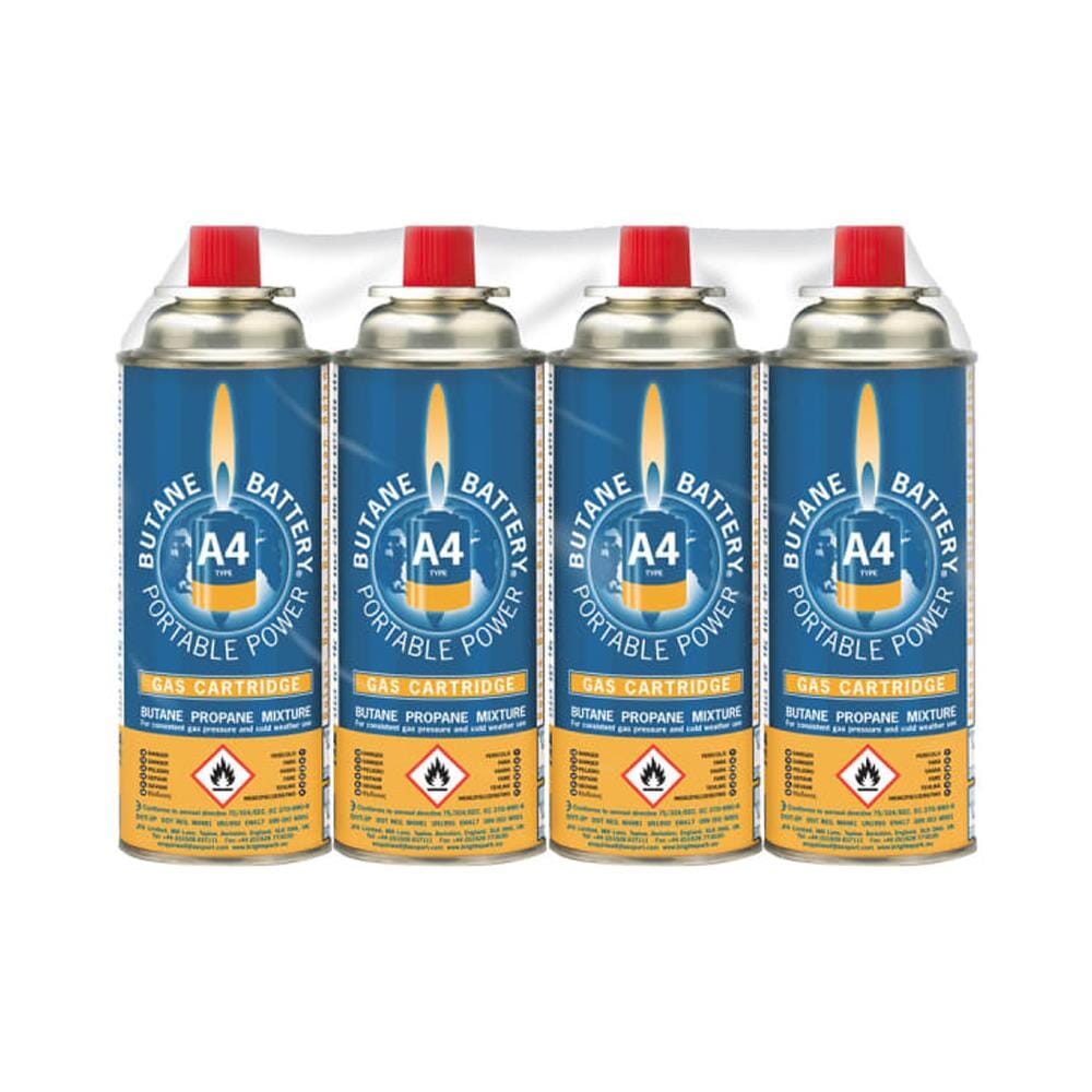 A4 Butane Propane Gas Canister 4 Pack – Snape & Sons